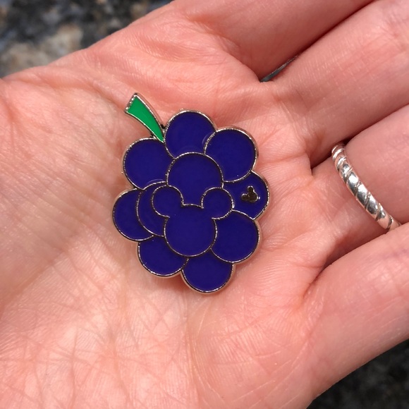 Disney | Accessories | Disney Hidden Mickey Grapes Pin | Poshmark